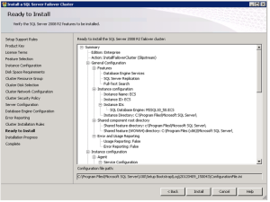 SQL Server 2008 Cluster Installation | SQL Freelancer Blog