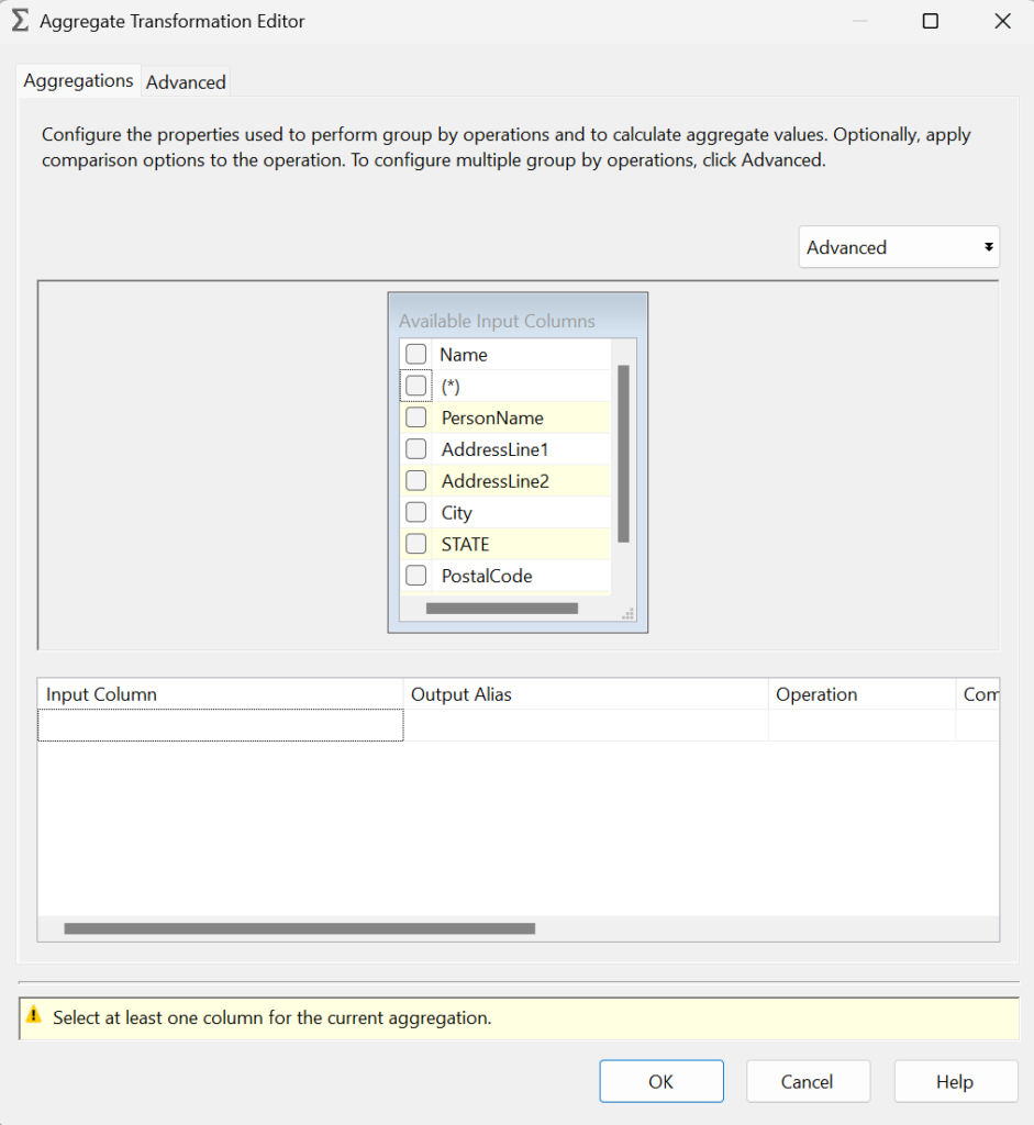 Ssis Series How To Use Ssis Aggregate Data Flow Task Basic And Advanced Sql Freelancer Blog 6736