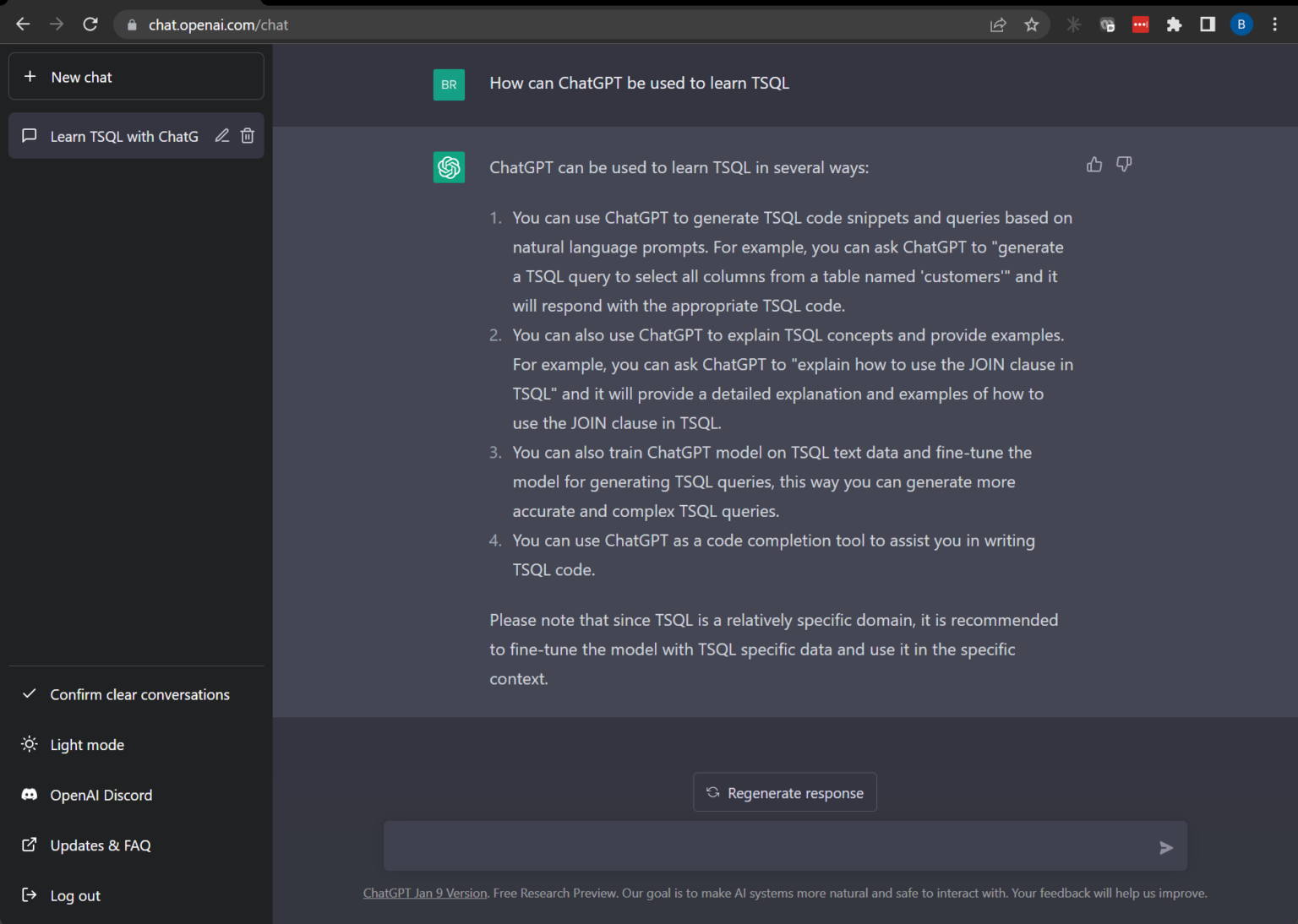 Using Chatgpt With Sql Server Sql Freelancer Blog