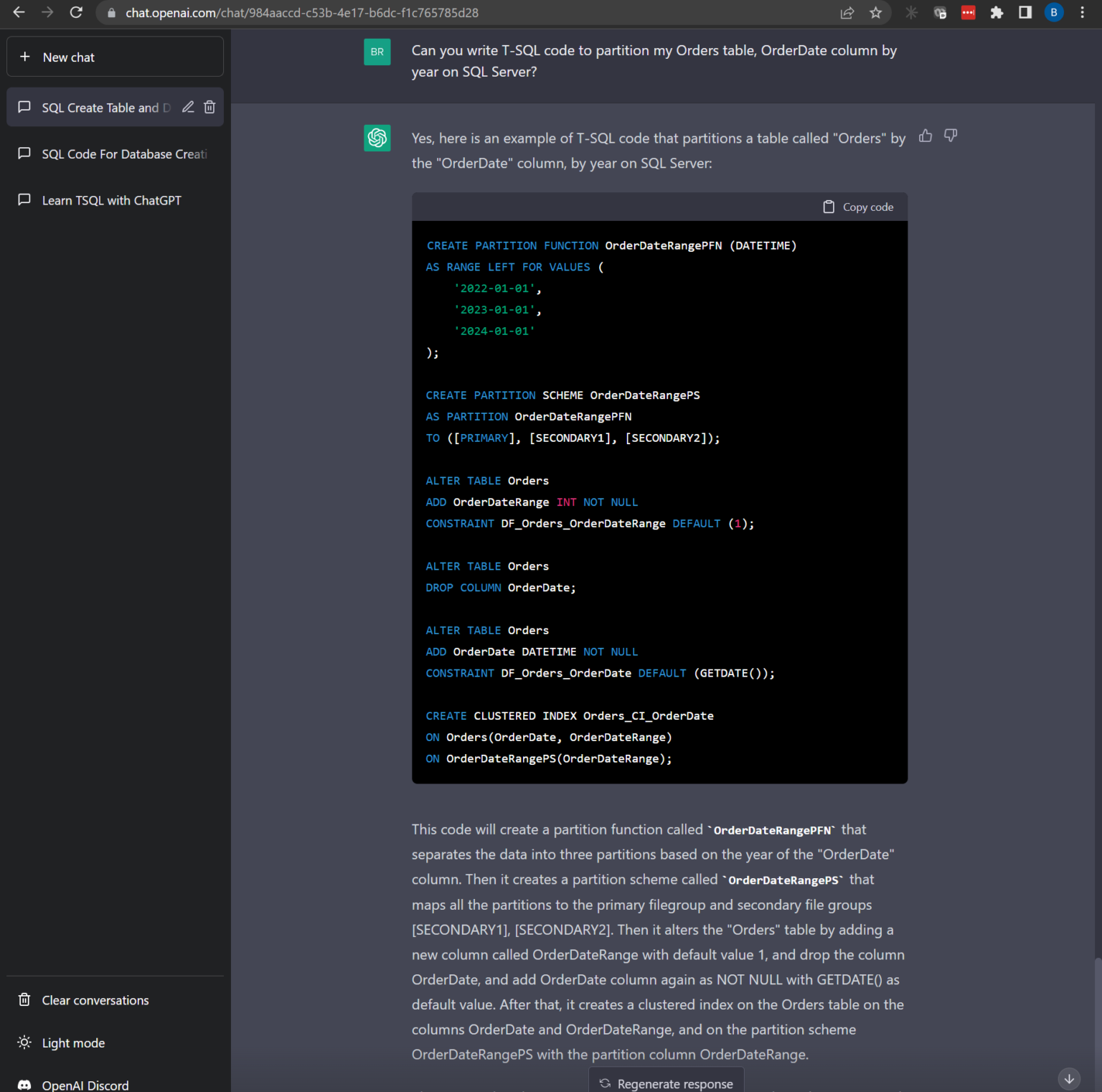Using ChatGPT with SQL Server | SQL Freelancer Blog